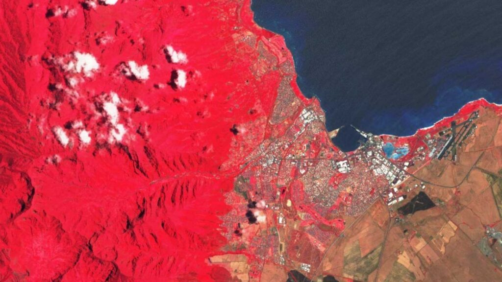 ترکیب باند مادون قرمز در تصاویر سنجش از راه دور - جریب، نرم‌افزار ...